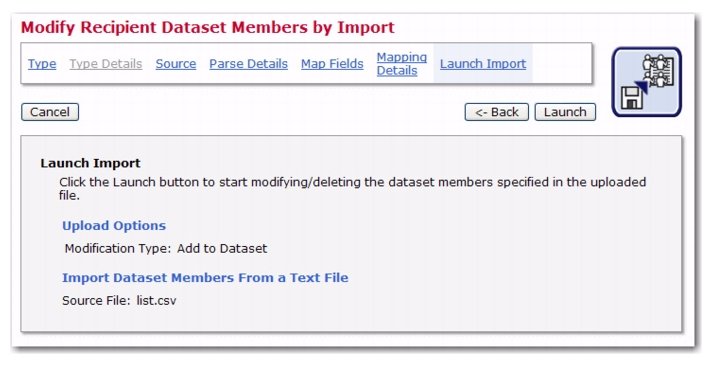 Adding and Maintaining Dataset Members and List Subscribers